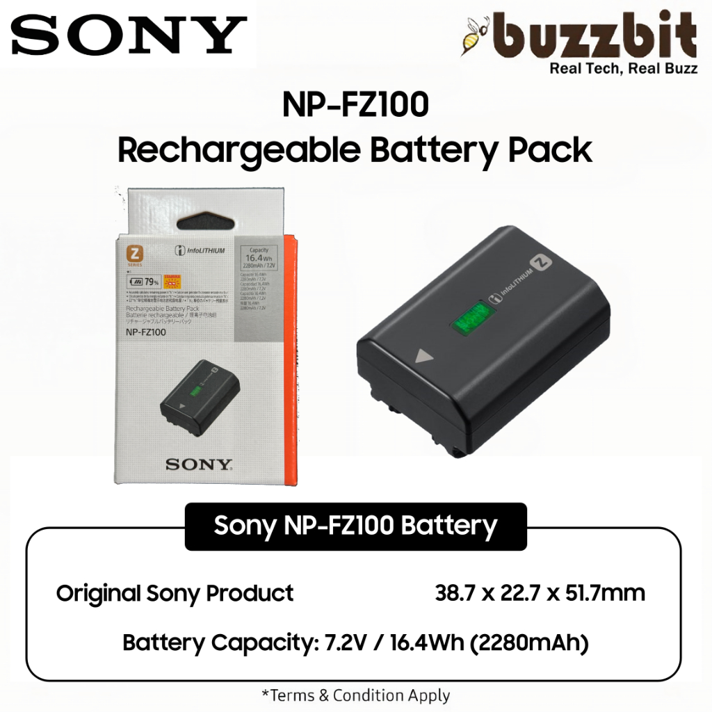 Sony NP-FZ100 Rechargeable Battery Pack | Shopee Malaysia