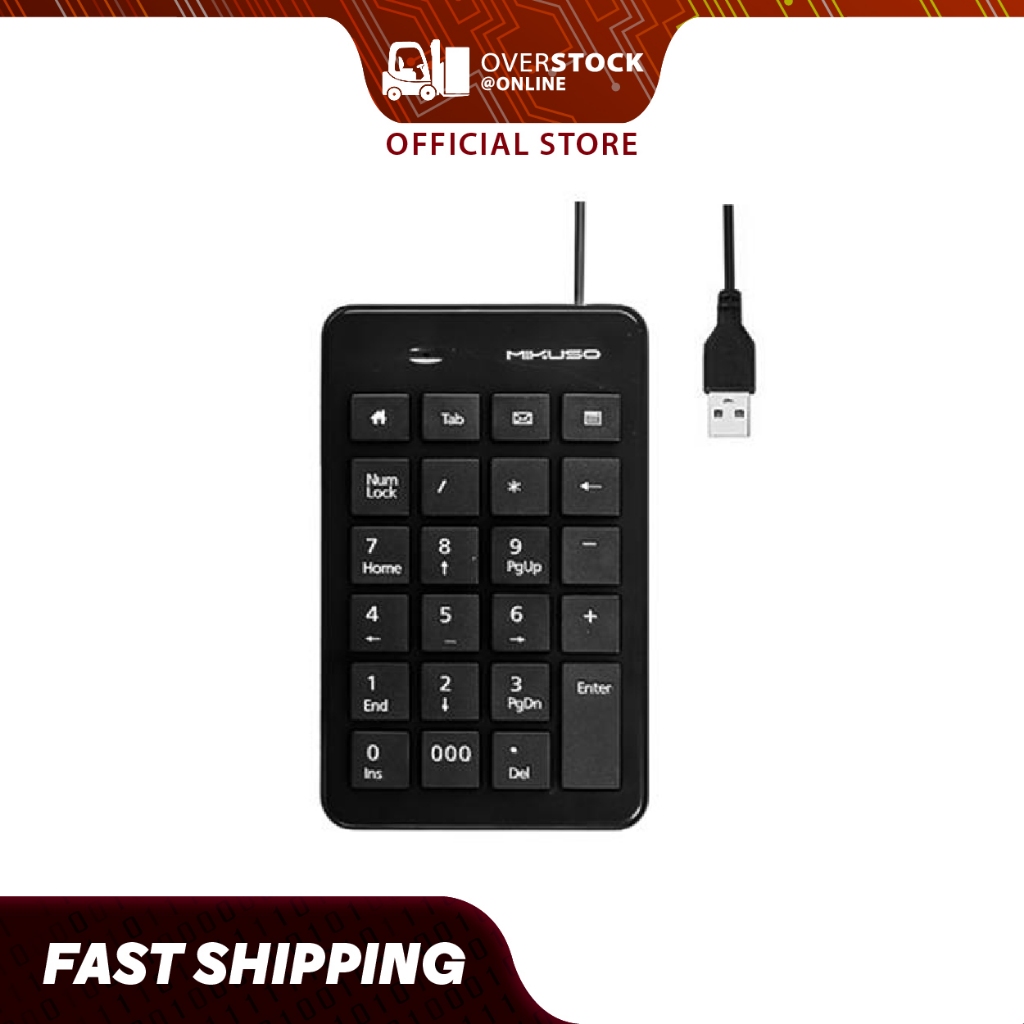 [New Arrival] MIKUSO KB-047U Numeric Keyboard with 4 Office Hotkeys ...