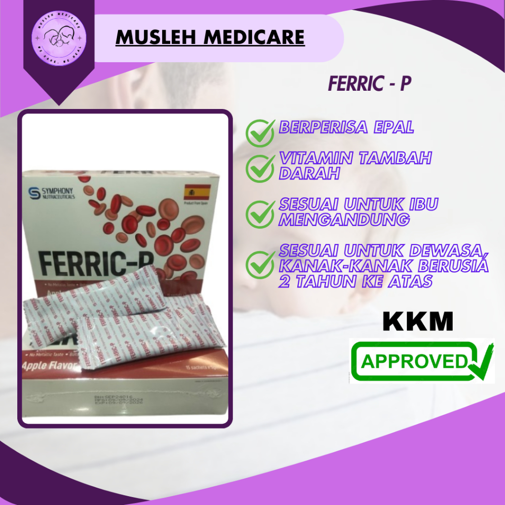 FERRIC P IRON/HB LOW SUPPLEMENT (15 SACHETS) | Shopee Malaysia