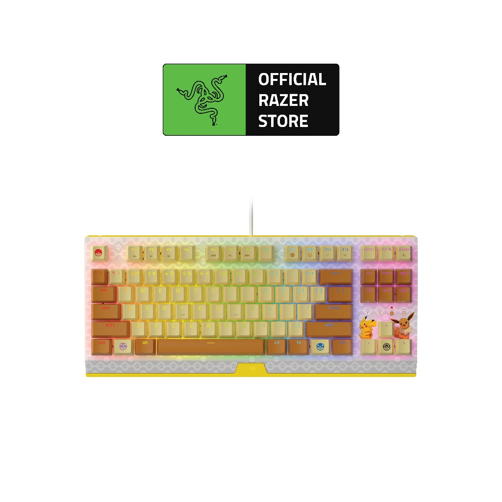 Razer BlackWidow V3 TKL Mechanical Gaming Keyboard | Pokemon Pikachu ...