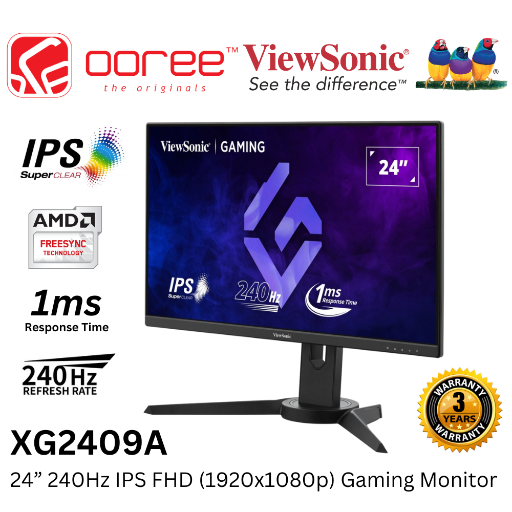 VIEWSONIC 24" XG2409A / 27" XG2709A FHD (1920x1080P@240HZ) LED SUPER ...