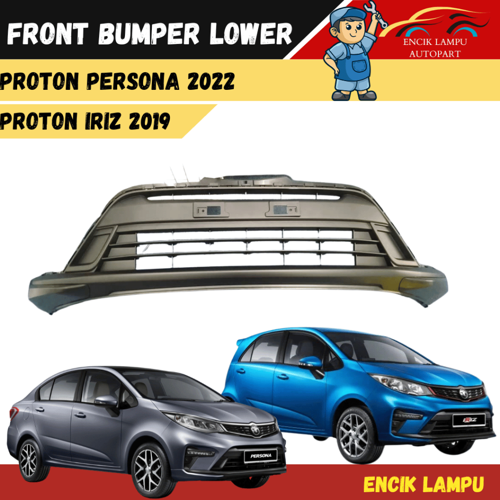 Original Proton Persona 2022/Iriz 2019 Front Bumper Depan Lower 100% ...