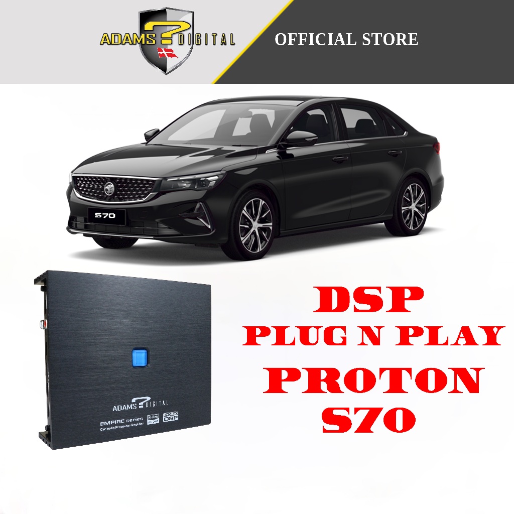 Adams Digital DSP Proton S70 Plug n Play PNP 4 Hi Input 6 Out Dsp ...