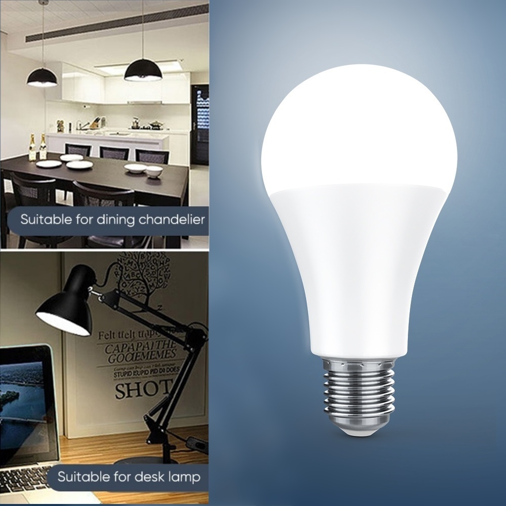 LED Bulb E27 5W 7W 9W 12W Energy Saving Super Bright Light Bulb Lampu ...