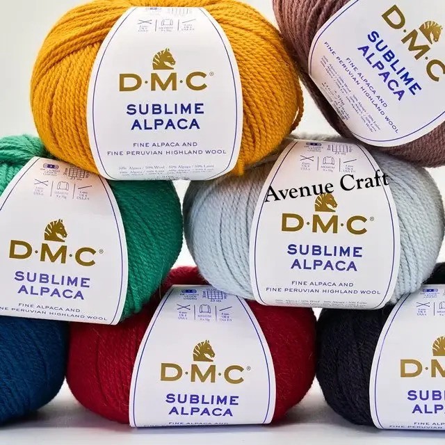 DMC Sublime Alpaca Yarn a Fine Alpaca and Fine Peruvian Highland Wool ...