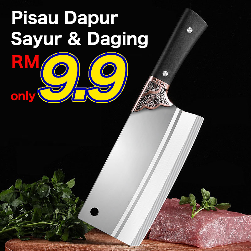 Pisau Dapur Potong Sayur Buah Dan Hiris Daging Nipis Stainless Steel ...