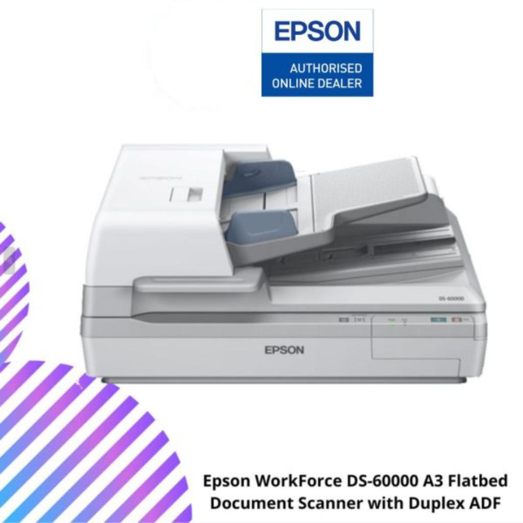 Epson WorkForce DS-60000 A3 Flatbed Document Scanner with Duplex ADF ...