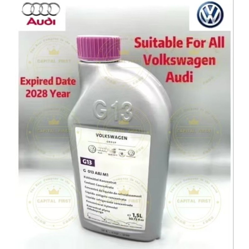 Genuine VW Volkswagen Audi 1.5L G013A8JM1 Coolant G13 Cooling Liquid G 013 A8J M1 | Shopee Malaysia