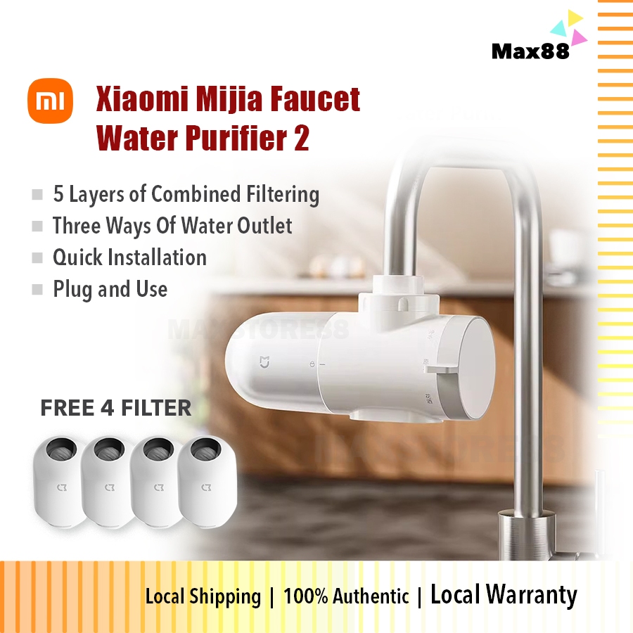 Xiaomi Mijia Faucet Water Purifier 2 Purifier Carbon Filter Tap ...