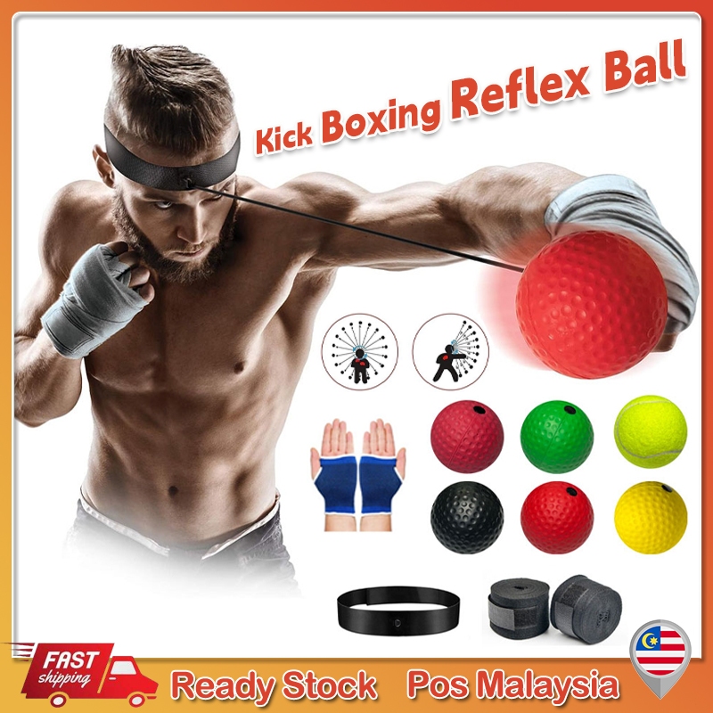 Kick Boxing Reflex Ball Head Band Fighting Speed Training Punch Balls ...