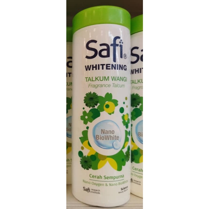 Safi Talkum Wangi/Fragrance Talcum Nano BioWhite Whitening 90g | Shopee ...