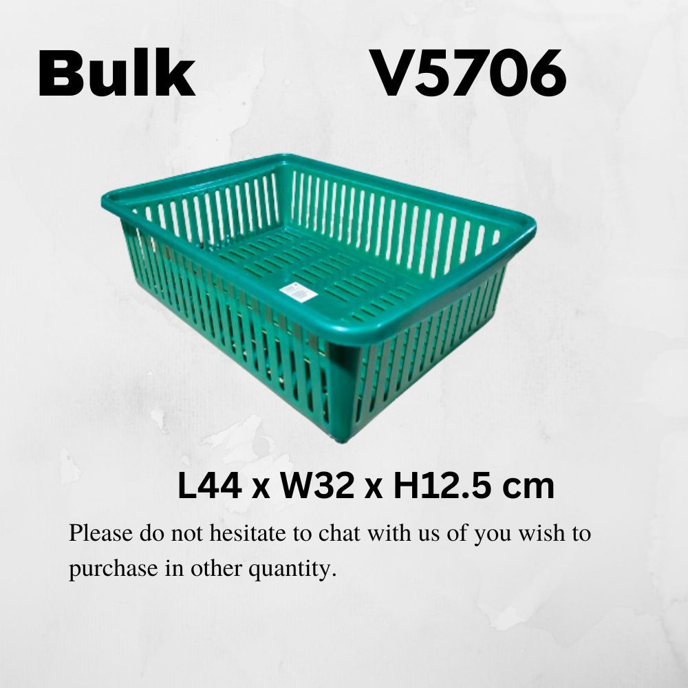 [BULK] Visionware Rectangle Basket/ Raga Plastik/ Bakul Plastic ...
