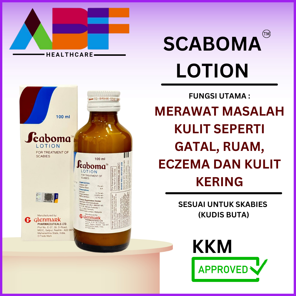 SCABOMA™ LOTION 100ml (FOR SCABIES LOTION) | Shopee Malaysia