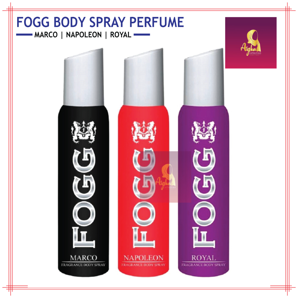 FOGG BODY SPRAY PERFUME 100% ORIGINAL PRODUCTS | Shopee Malaysia