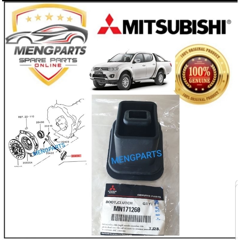TRITON 2.5 4WD 2005Y-2018Y CLUTCH FORK RUBBER / BOOT MN171260 | Shopee ...