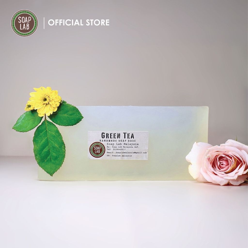 Soap Lab's Handmade Green Tea Soap Base (100% Vegan, SLS FREE) | Shopee ...