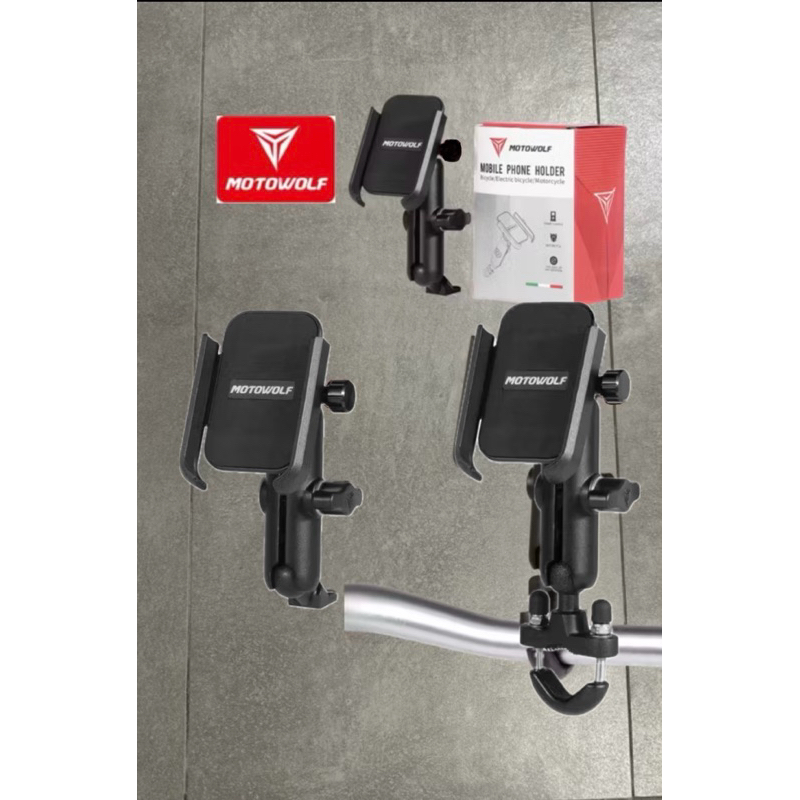 phone holder alloy motorwolf | Shopee Malaysia