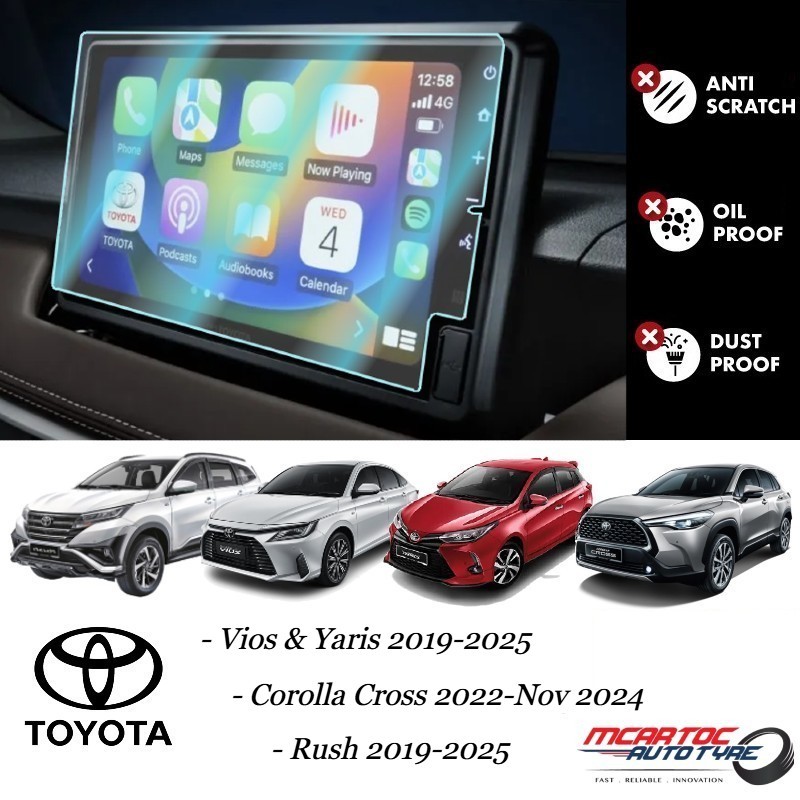 Toyota New Facelift Vios, Yaris, Rush & Corolla Cross 2019-2025 ...