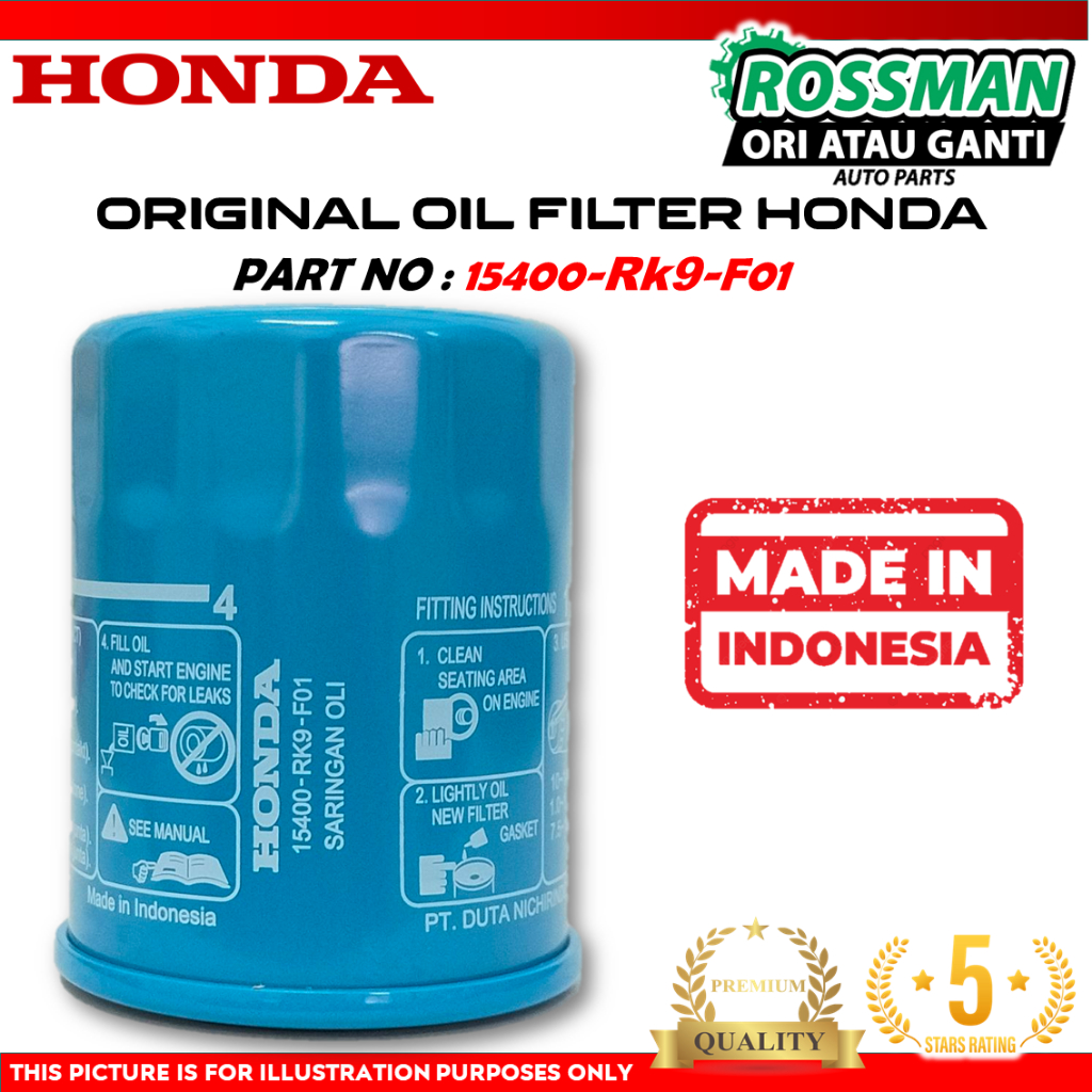 ORIGINAL HONDA OIL FILTER HONDACIVIC , ACCORD , CITY , JAZZ , CRV ...