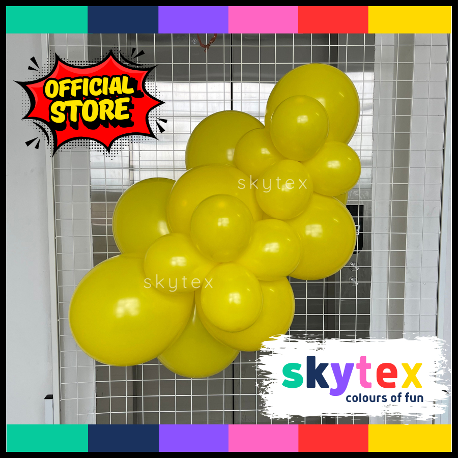 SKYTEX - Standard YELLOW Color Balloons (SKX) | Shopee Malaysia