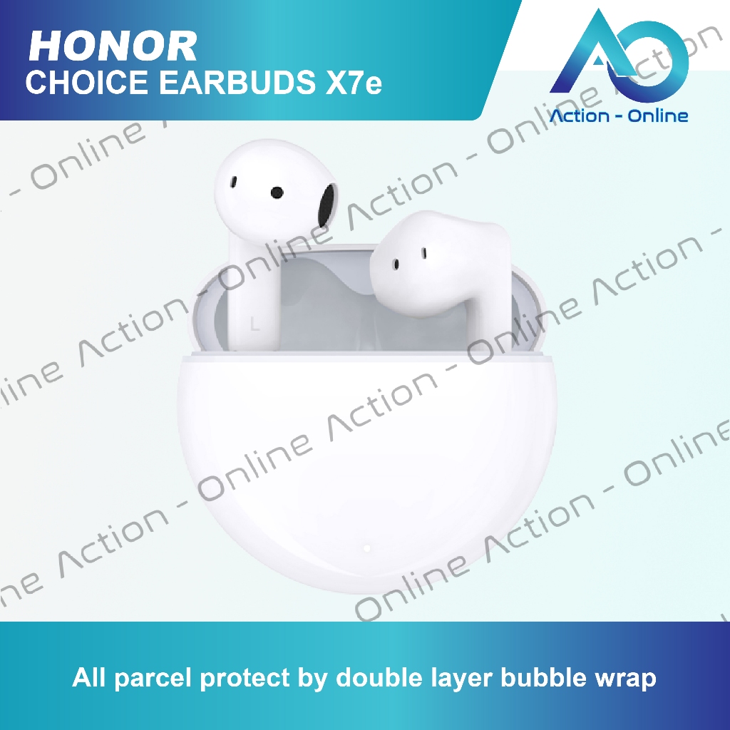 HONOR CHOICE X7e Semi-Open Active Noise Cancellation Earbuds - Warranty ...