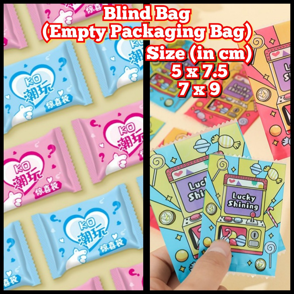 Blind Bag Self Sealing Empty Bag 100pcs Self DIY Sealing Plastic bag ...