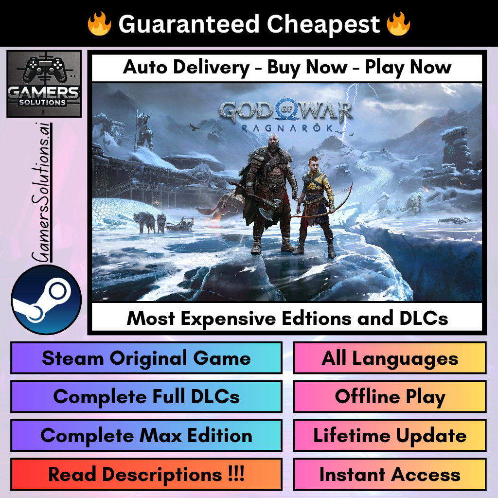 God of War Ragnarok Steam [Auto Delivery] Own Steam Account, Offline ...
