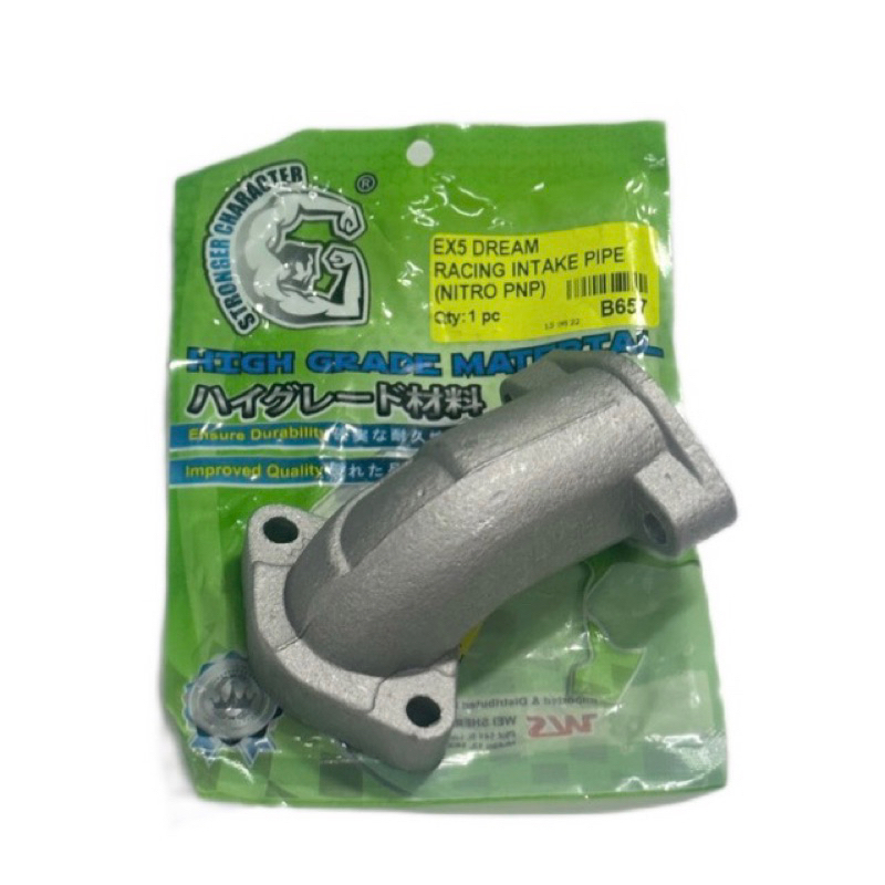 EX5 WAVE125 DREAM CABURATOR RACING INTAKE PIPE NITRO PNP EX5 Dream ...