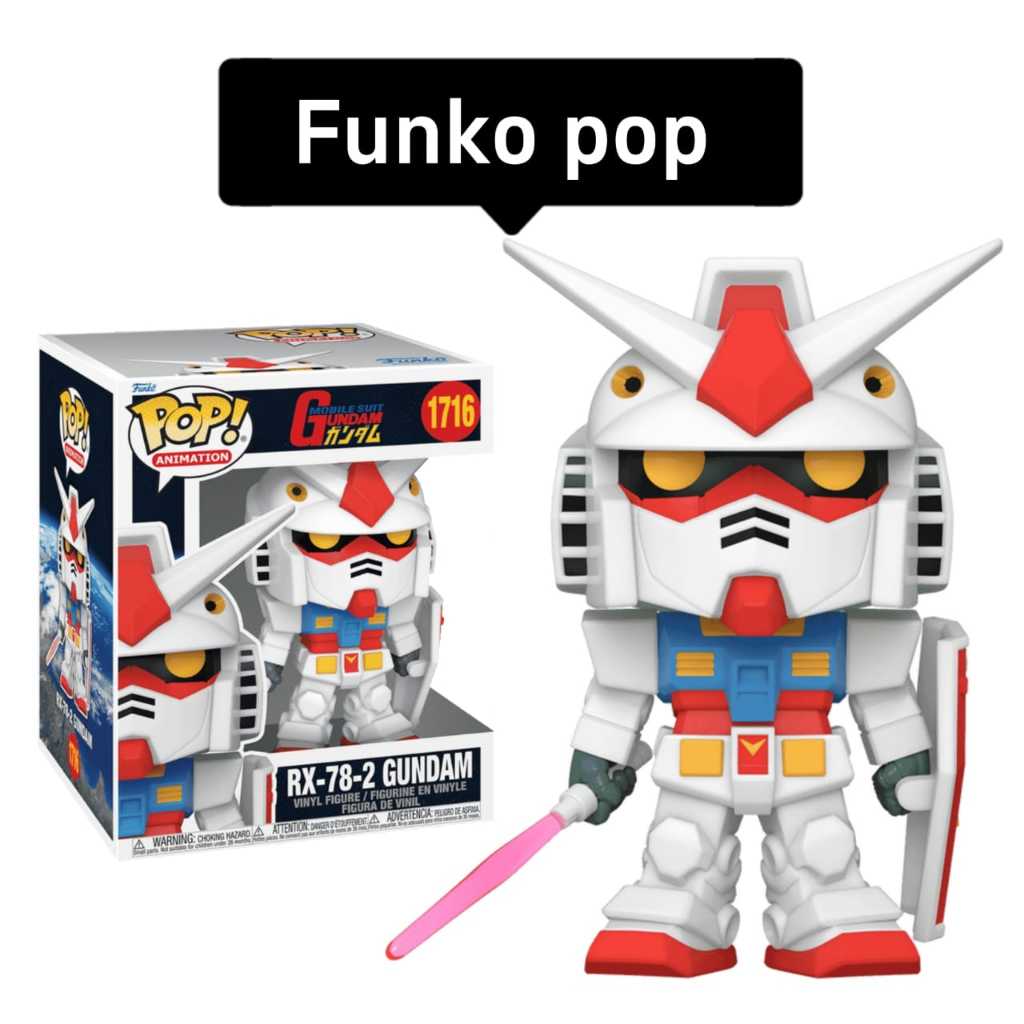 Original Funko Pop! Animation Gundam Mobile Suit 1716 RX-78-2 Gundam ...