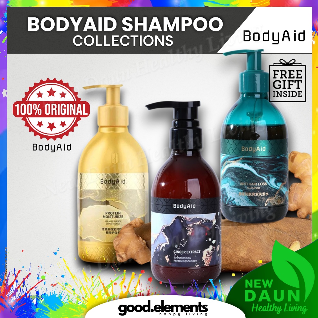 BODYAID SHAMPOO - Body Aid Herbal Gentle GINGER | ANTIFALL ...
