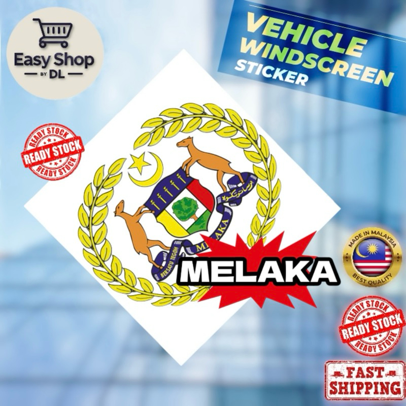 MLK Windshield Sticker Car Sticker Tampal Dalam Cermin Kereta 100mm x ...