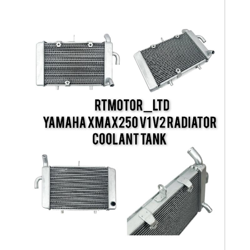 YAMAHA XMAX250 XMAX V1 V2 RADIATOR COMP ASSY TANGKI AIR COOLANT WATER ...