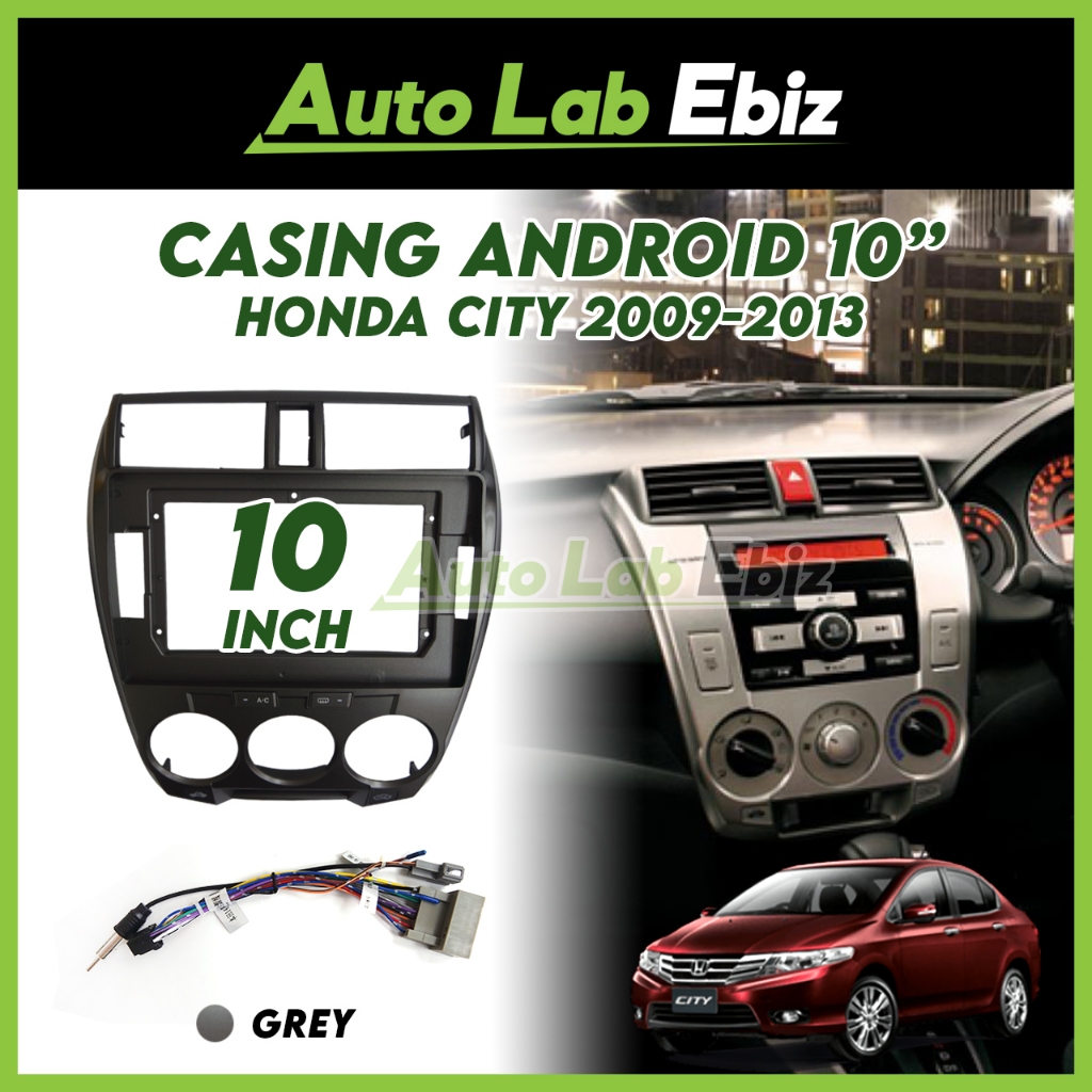 Honda City 2009-2013 Android Player Casing 10" inch with Socket Power ...
