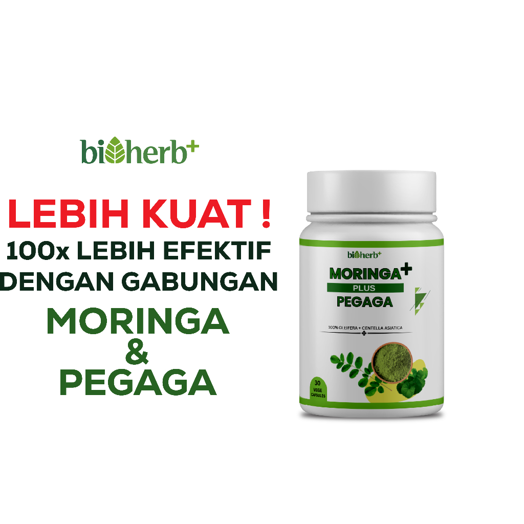 MORINGA PLUS PEGAGA BIOHERB KAPSUL 1 0 0 % ORGANIK PRODUK BUMIPUTERA HALAL DAN SELAMAT | Shopee ...