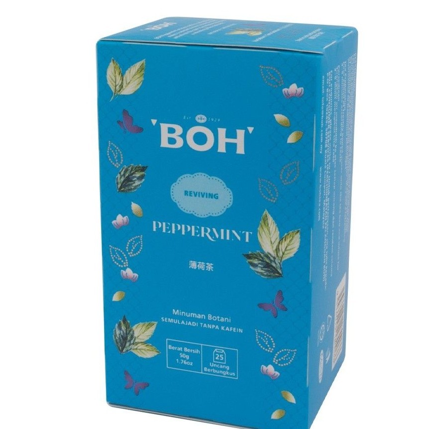 BOH Peppermint Herb Bags (2g x 25 teabags) | Shopee Malaysia