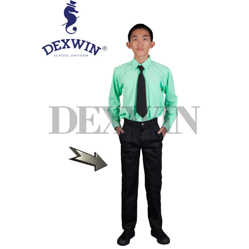 [SELUAR SAHAJA] seluar hitam bergetah kain cotton sekolah teknik kolej ...