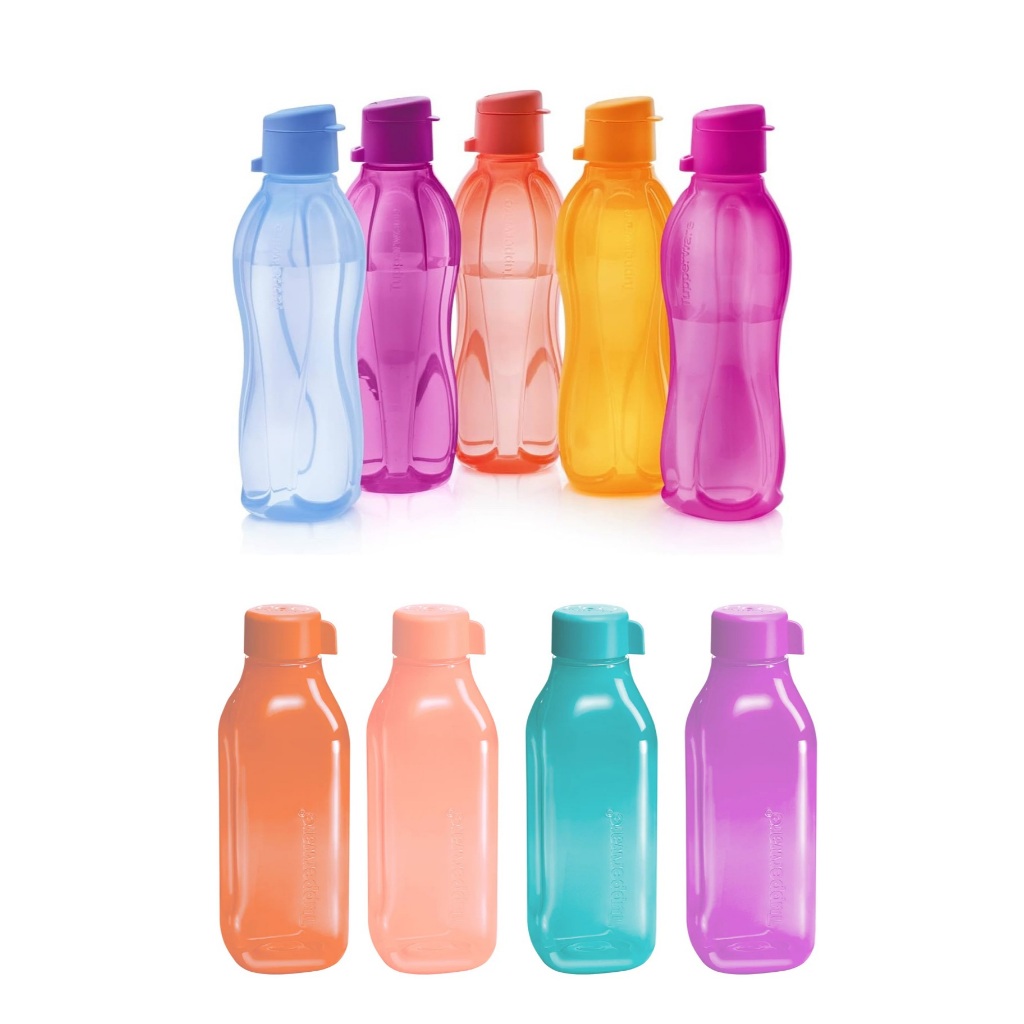 TUPPERWARE 1 Liter 1L Slim Eco Bottle Straw Strap, 2L 2 Liter, 1.5L 1.5 ...