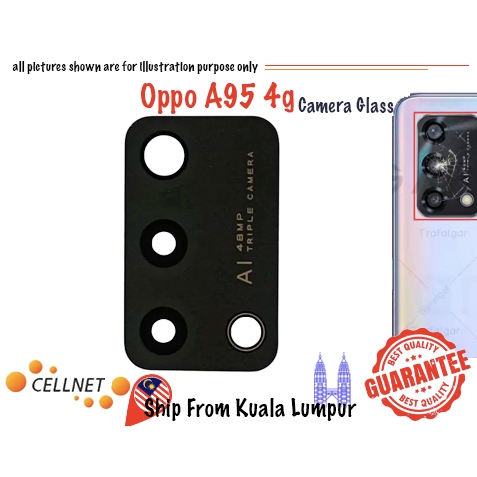 [Cellnet] oppo A95 4g CPH2365 Camera Glass Replacement Camera Lens Kaca ...