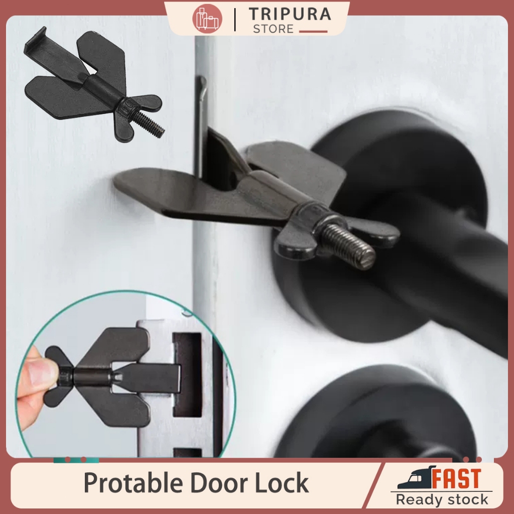 🌟 Travel Safe 🌟 Portable Security Door Lock for Hotel Home Self Defense ...