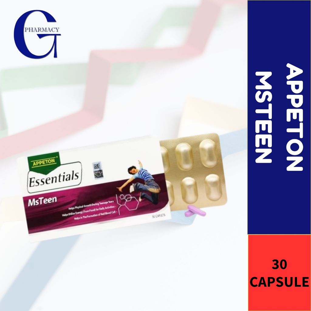 APPETON MSTEEN 30 CAPSULE/ GOOD FOR GIRL GENERAL DAILY HEALTH | Shopee ...