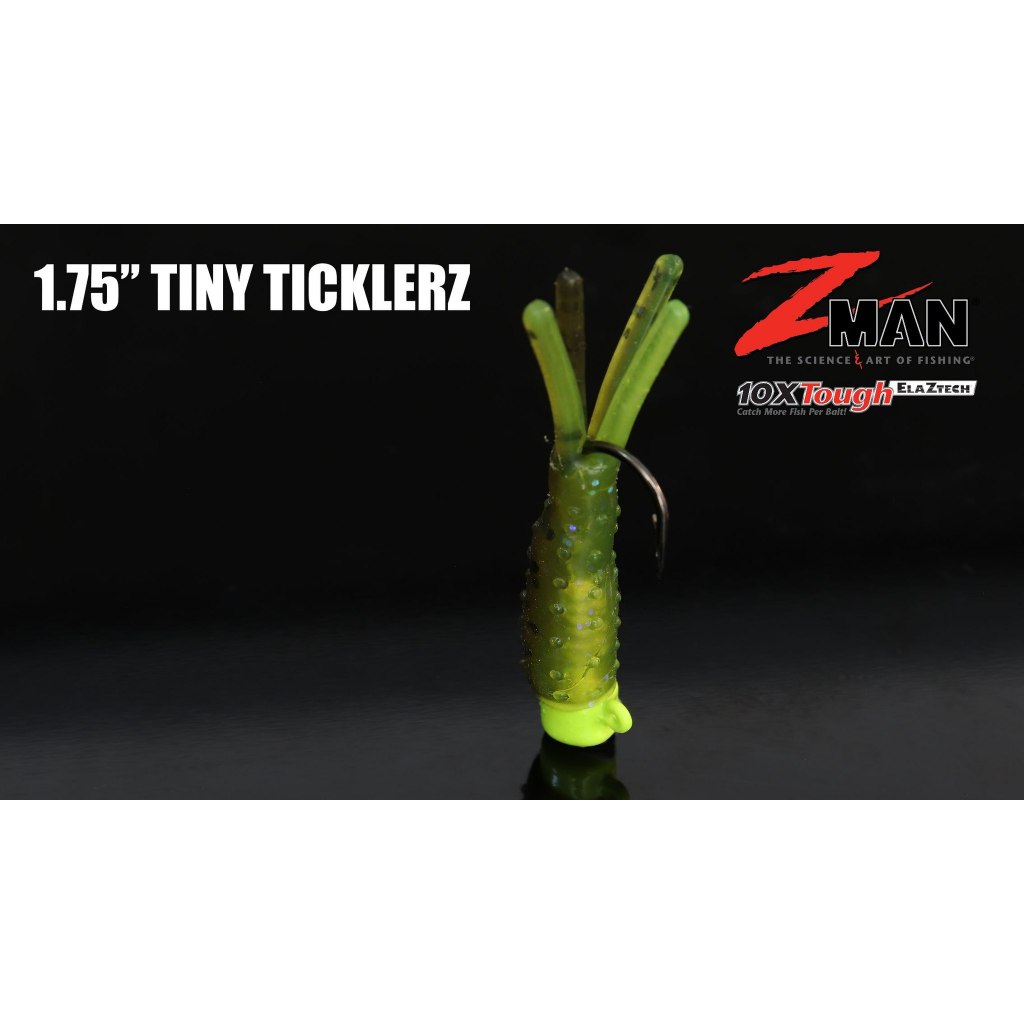 Zman Soft Lure Tiny TicklerZ 1.75 Inch 8/Pack | Shopee Malaysia