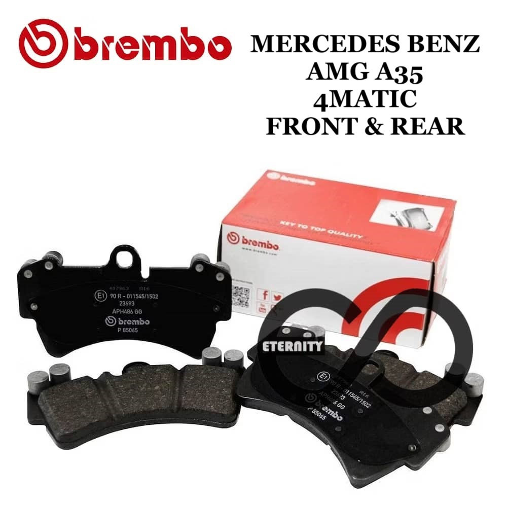Original Brembo Front Rear Brake Pad - Mercedes Benz AMG A35 4MATIC | Shopee Malaysia