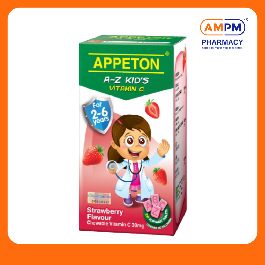 APPETON A-Z VITAMIN C 30mg (STRAWBERRY) TABLET (100's) | Shopee Malaysia