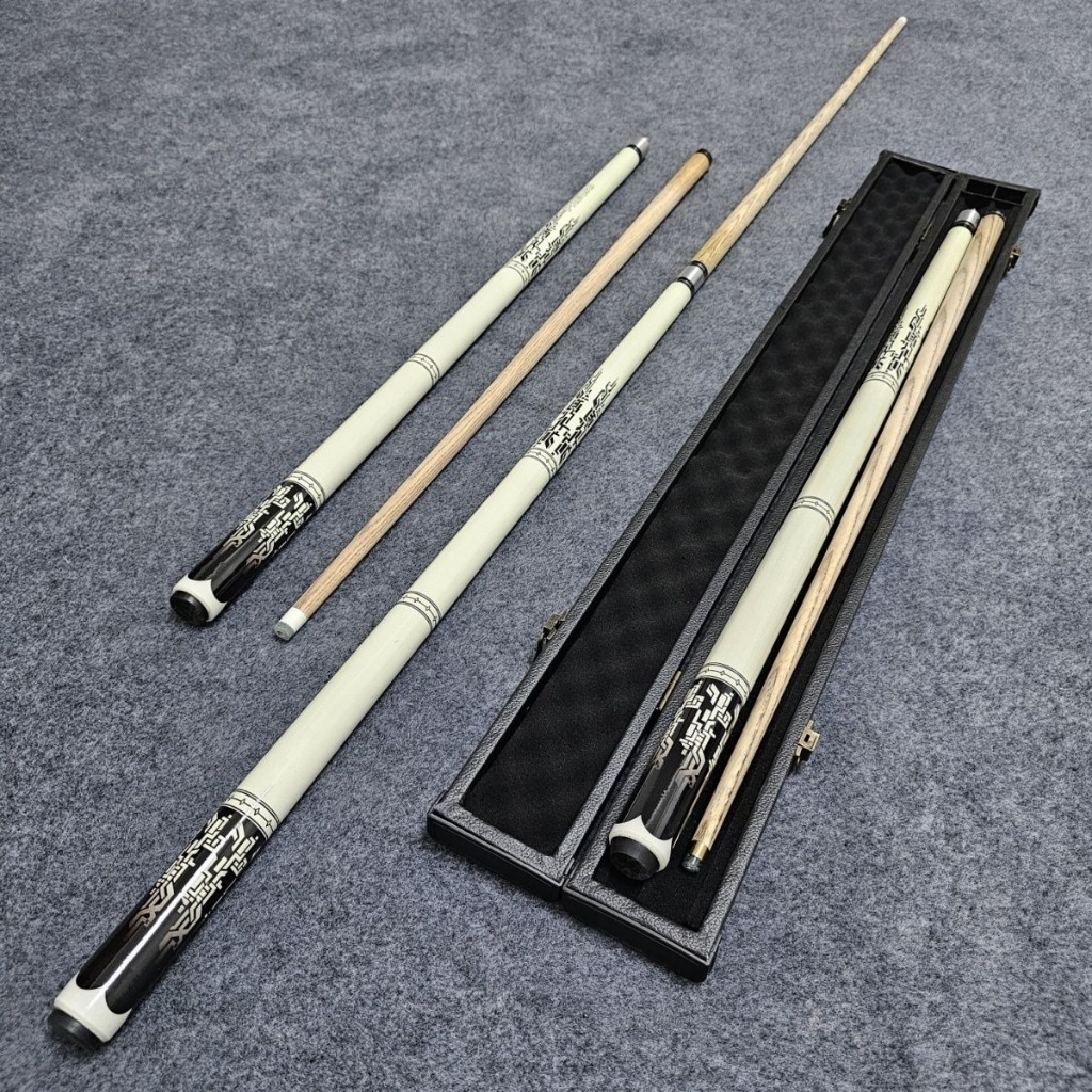 Large, medium and small pool cues full set pool cues big head Chinese ...