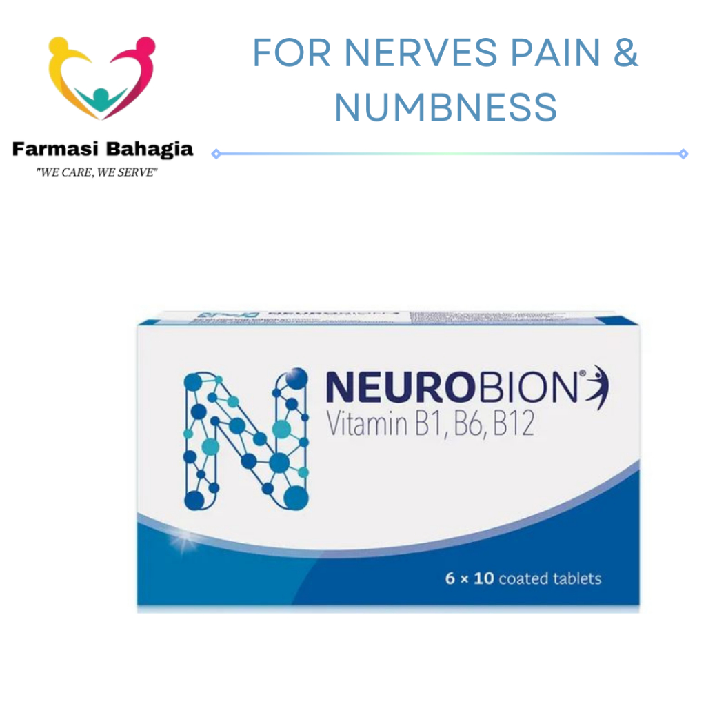 [ Exp 9/2025 ] NEUROBION TABLETS 60'S - For Nerves Pain & Numbness ...