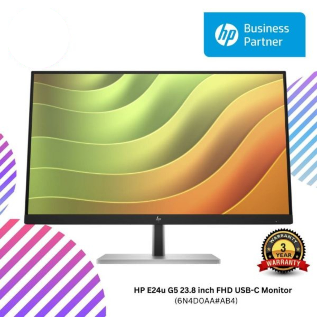 [PREORDER-CHAT SELLER] HP E24u G5 23.8 inch FHD USB-C Monitor (6N4D0AA# ...