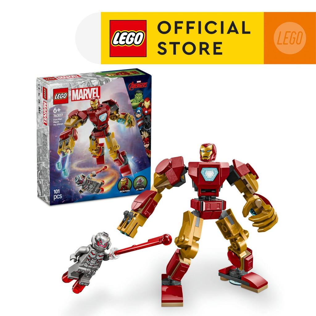 LEGO Super Heroes Marvel 76307 Iron Man Mech vs. Ultron (101 Pieces ...