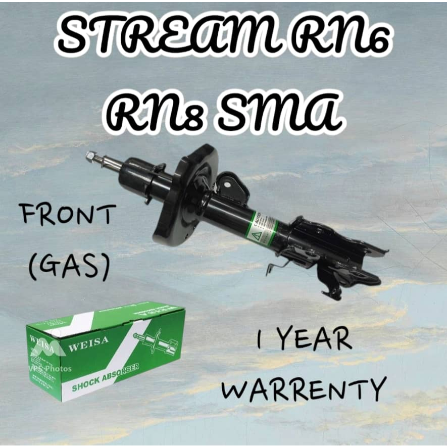 (BRAND WEISA) HONDA STREAM RN1 RN3 RN6 RN8 , SMA 1.7CC 2.0CC FRONT SHOCK ABSORBER (1 YEAR ...