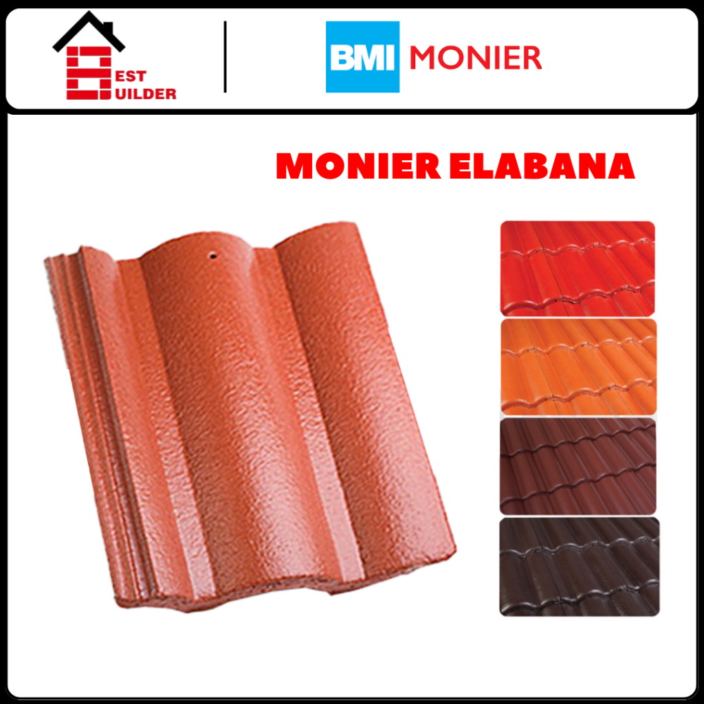 MONIER Elabana Tropical Roof Tiles Concrete Roof Tile Elabana Red ...