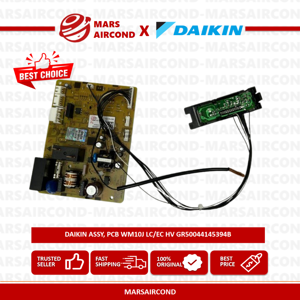 Daikin Indoor PCB Wall Mounted 1.0HP WM_L/J/P GR50044145394B | Shopee ...